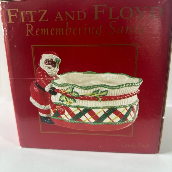 Fitz and Floyd | Holiday | Fitz And Floyd Santa Candy Dish | Poshmark